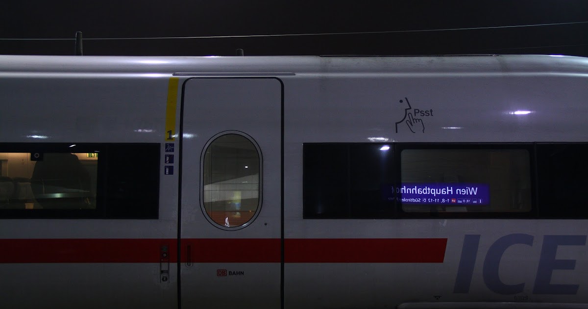 Unterwegs mit dem Donauwalzer -Mein Reisetagebuch: Neue Symbole am ICE