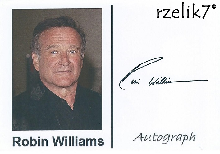 rzelik7 - autografy (autographs collection): Robin Williams