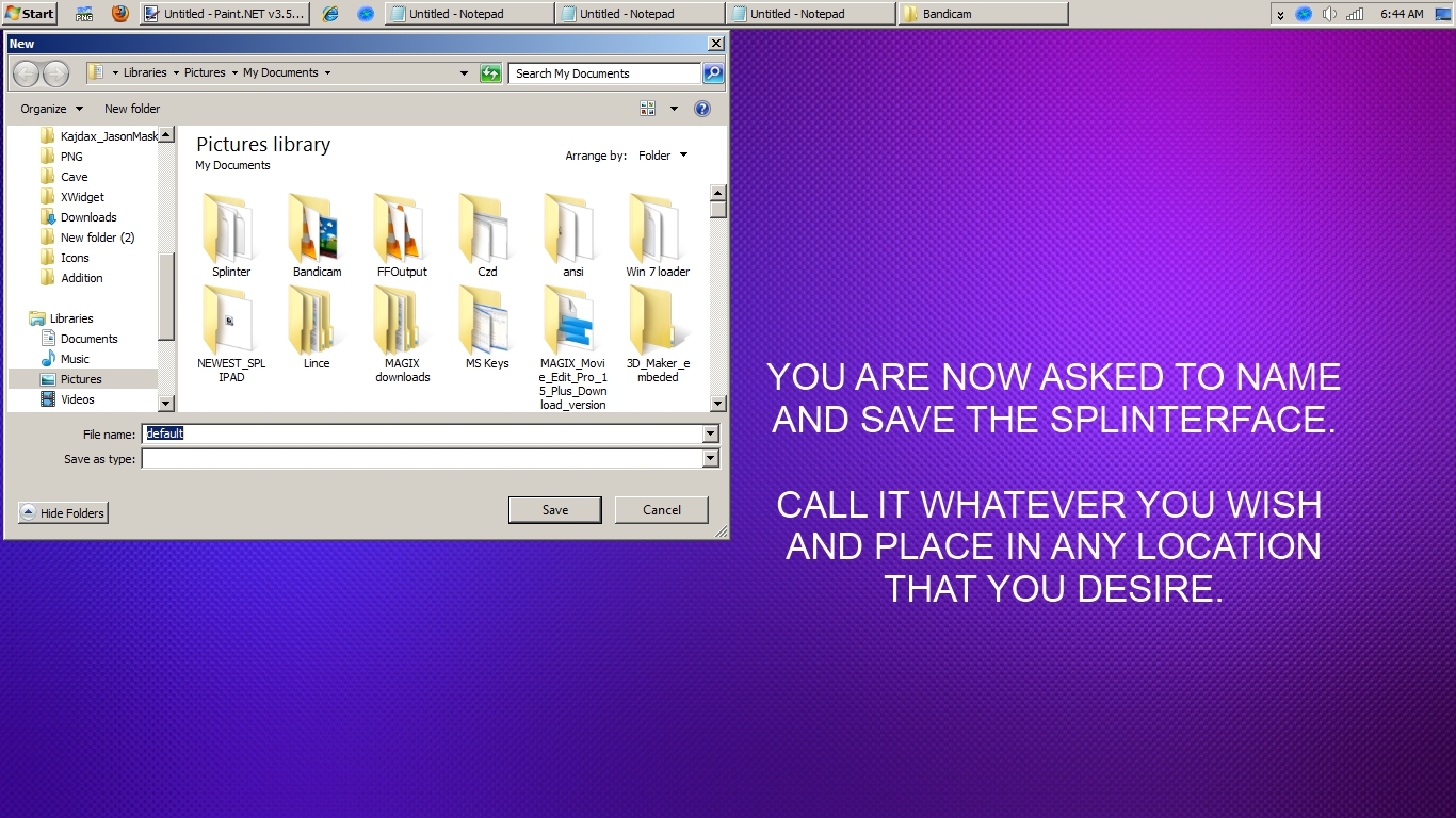 Splinter - Anything Can Be Anything: Tutorials