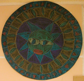 aztec suns... | Art Projects from MN Art Gal