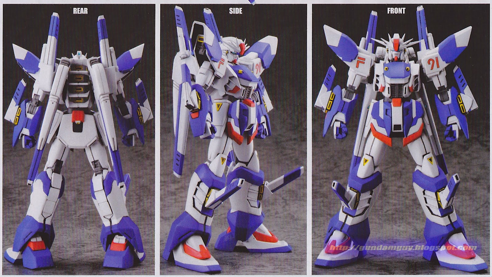 GUNDAM GUY: 1/144 F91RR Gundam F91 RR - Custom Build