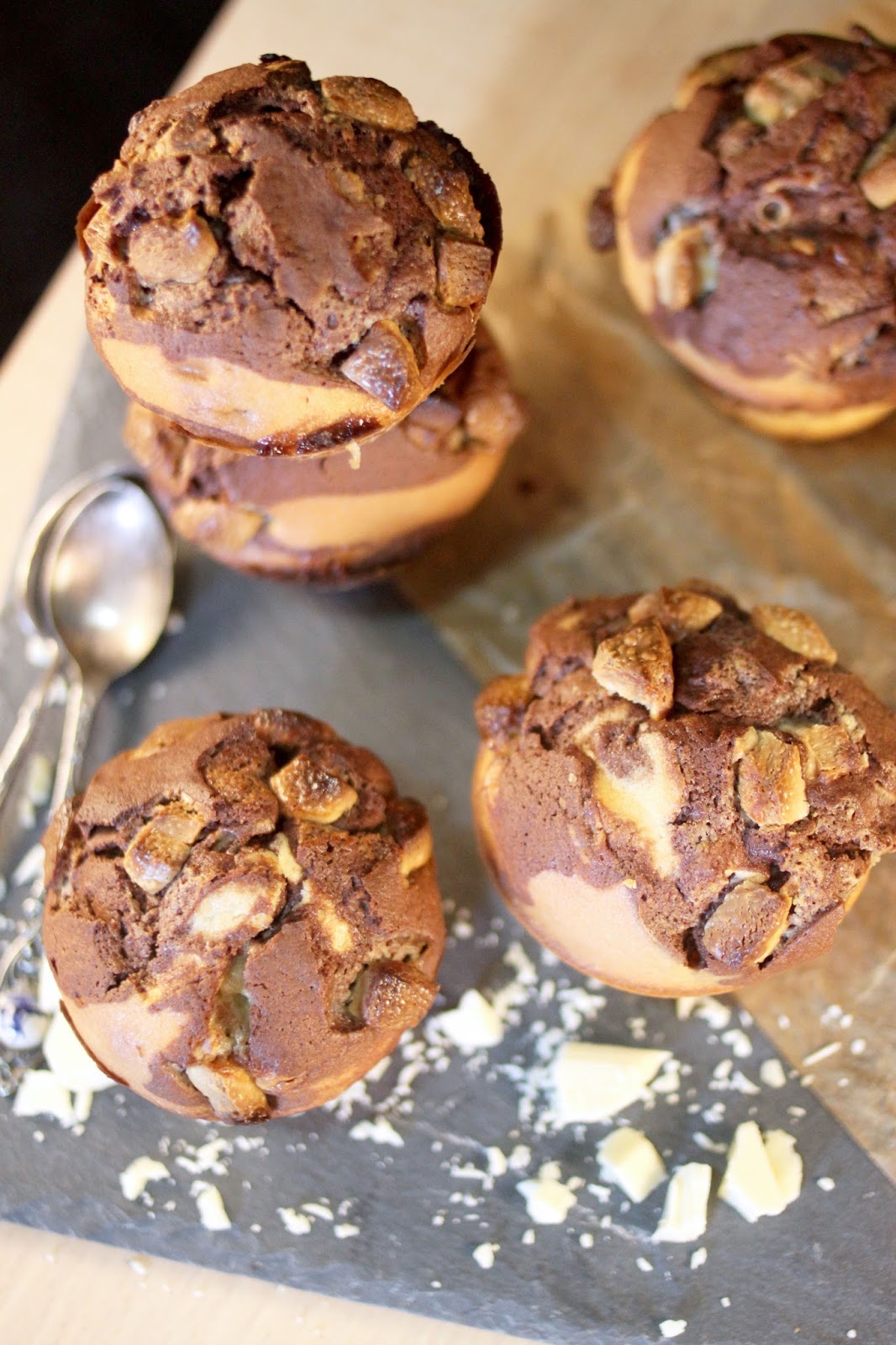 Chloé Délice: Muffins marbrés aux chunks de chocolat blanc { Battle ...