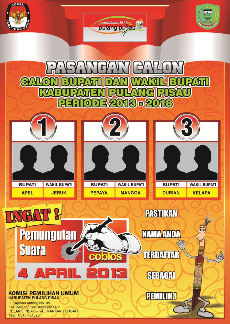 Pemilu Pulpis 2014: DESAIN MEDIA SOSIALISASI PASANGAN CALON