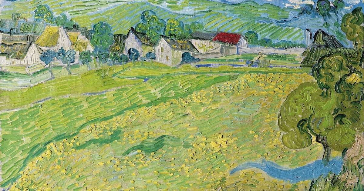 Vincent van gogh Village ~ High resolution Art photos museum quality images