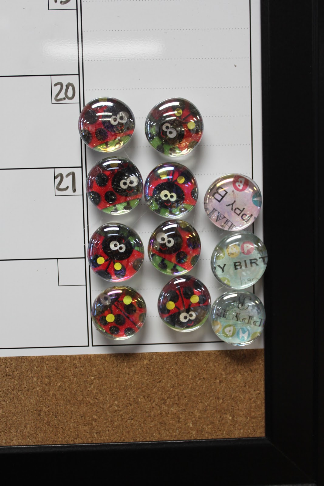 dandelions and dragonflies: Glass Stone Magnet Tutorial