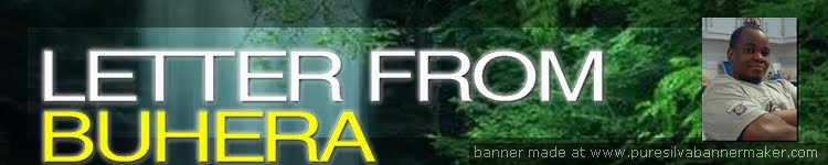 Gift Kugara:Letter from Buhera