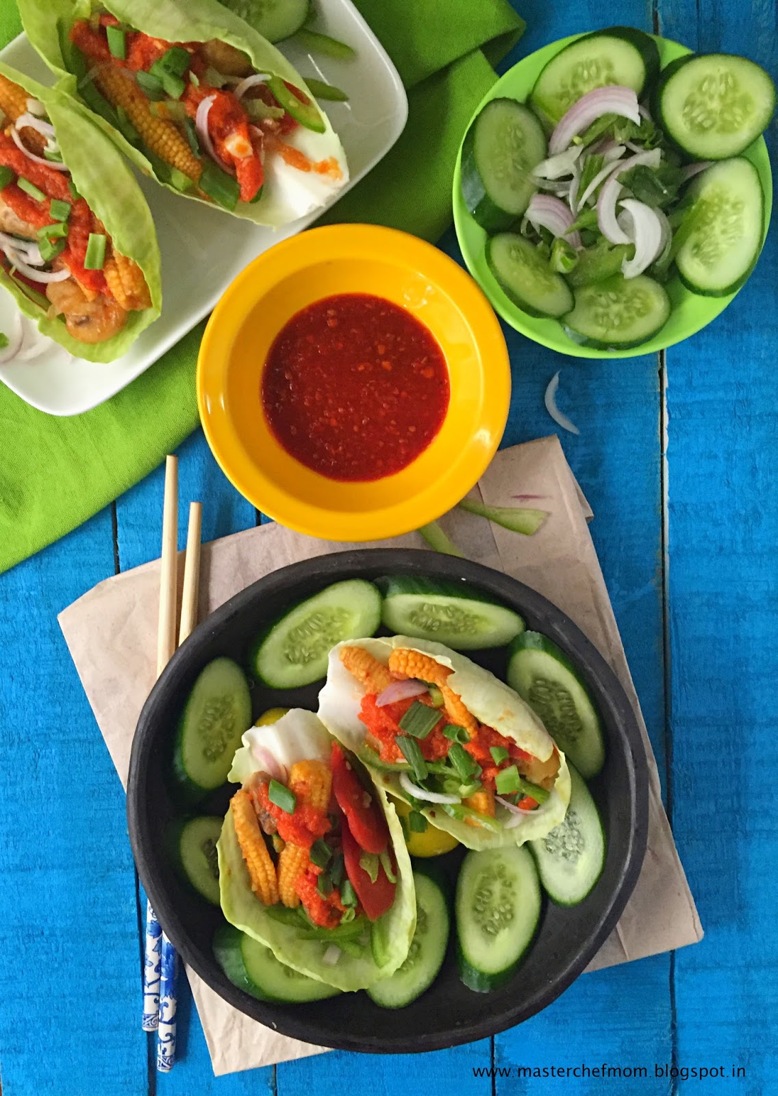 MASTERCHEFMOM: Chinese Tacos (Salad Taco with Hot and Sweet Vegetables ...