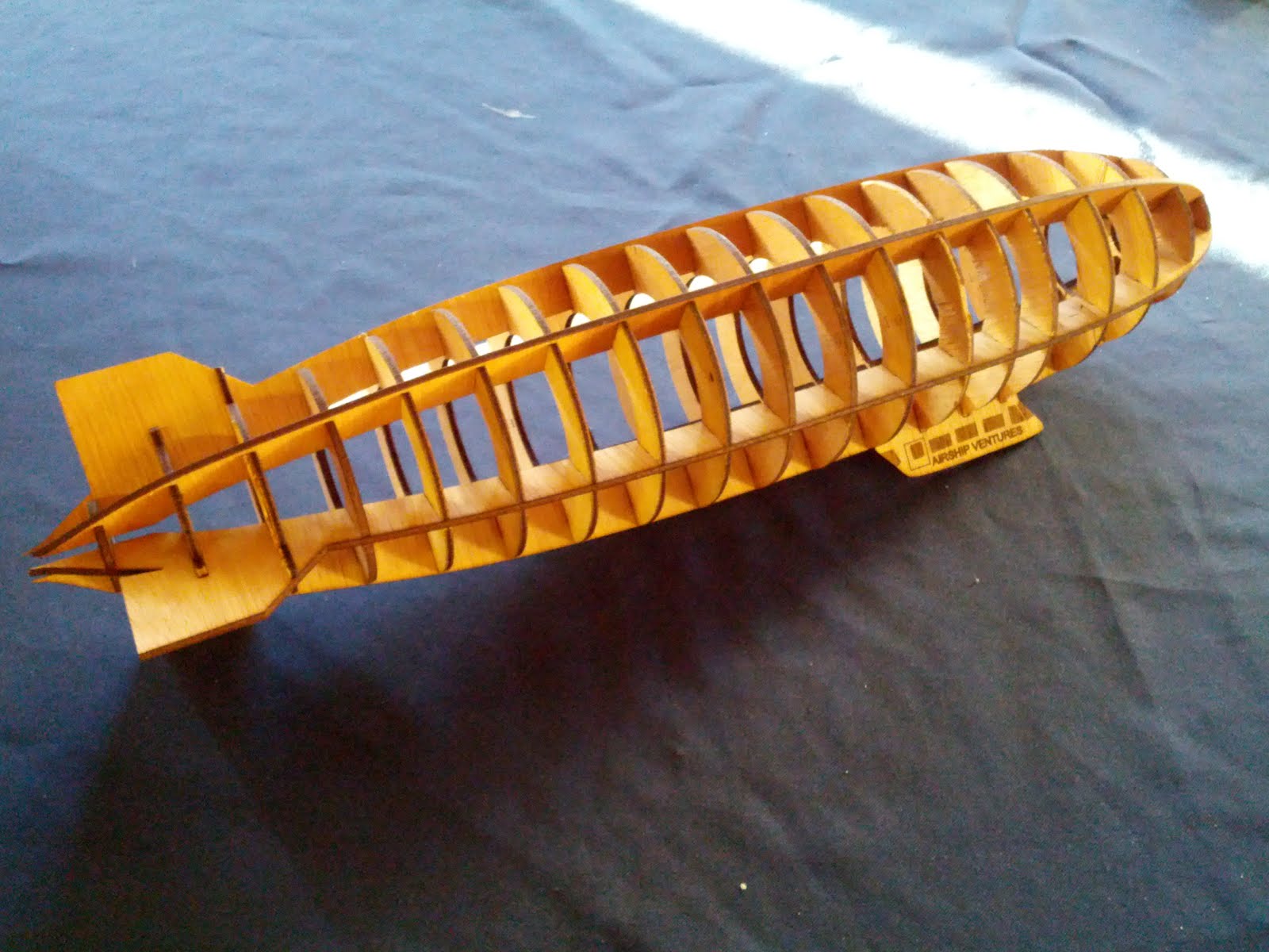 Airship Ventures: Home Made Wooden Airship