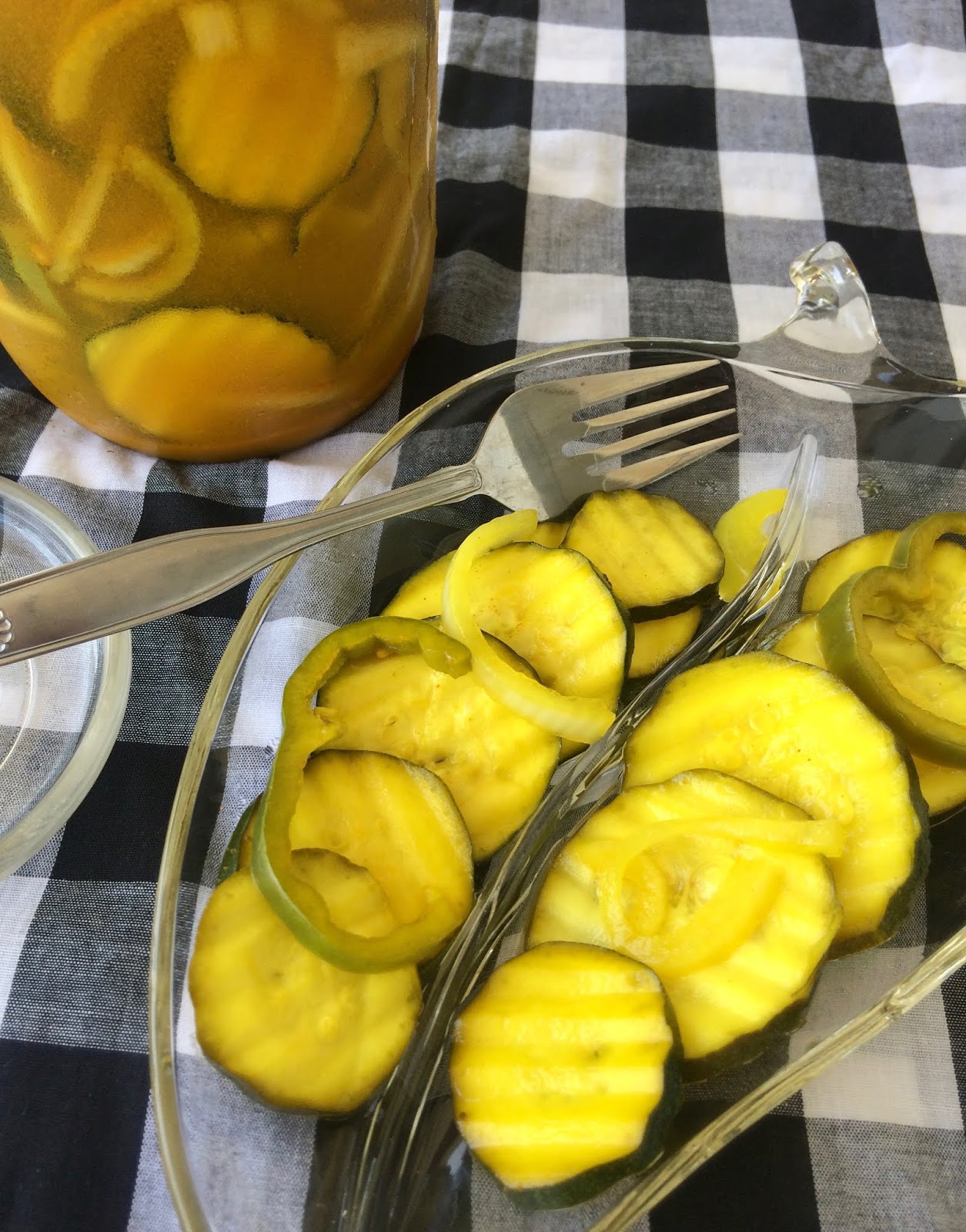 Savory Moments: Bread and butter refrigerator zucchini pickles