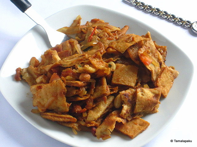 Chilli Paratha ~ Roti Upma Revisited ~ Tamalapaku