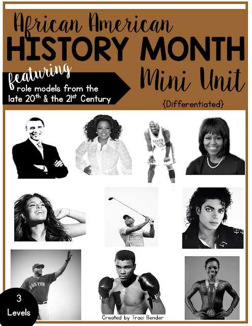 The Bender Bunch: Modern Day African American History Month Unit