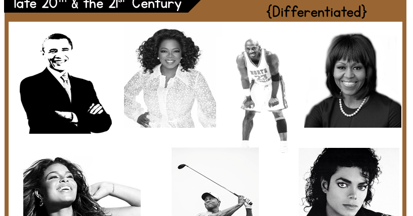 The Bender Bunch: Modern Day African American History Month Unit