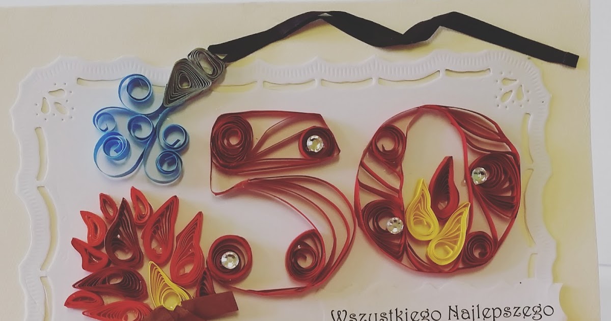 For Fireman ;) Birthday card / Urodziny QUILLING
