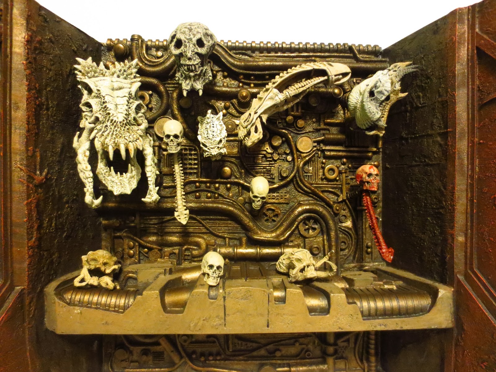 Action Figure Review: Predator 2 Trophy Wall Diorama from Predator by ...