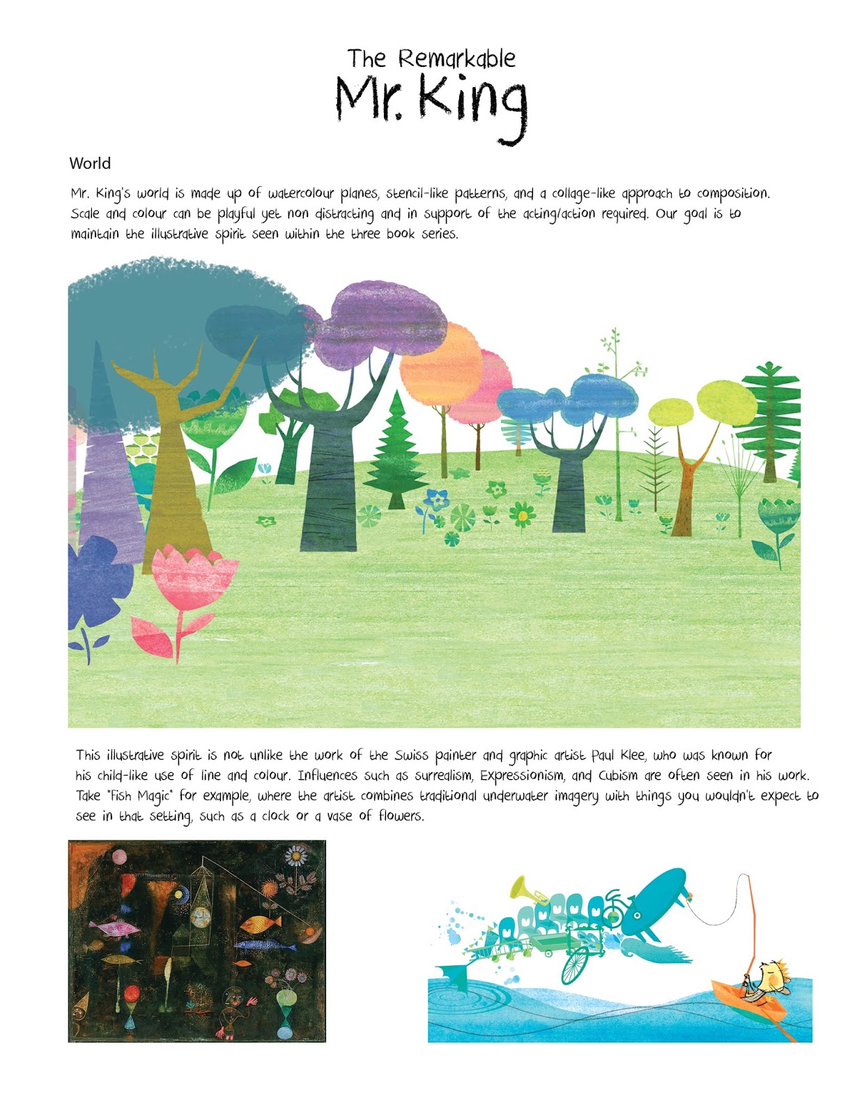 The Remarkable Mr. King Production Blog: Art Direction Guide