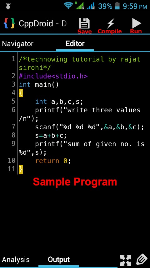 How to Compile and Run C/C++ in Your Android device? ~ Technowing