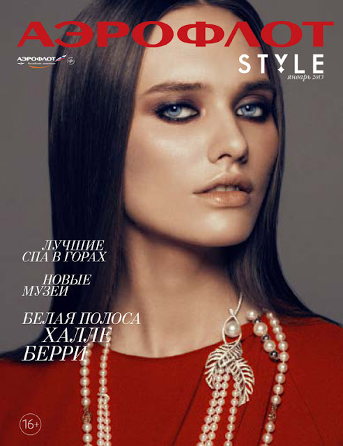 RushModels: Anna Simakina for Aeroflot Style by Lev Efimov