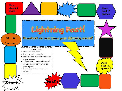 Teacher Mom of 3: Lightning Words!