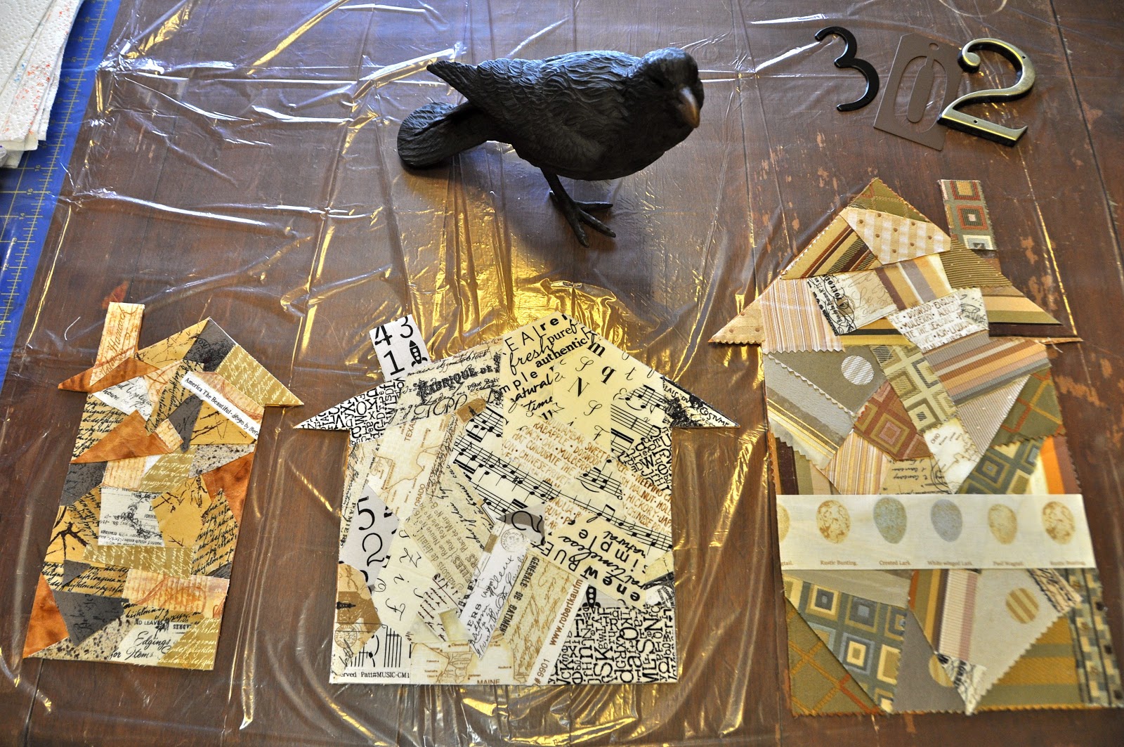 LuAnn Kessi: Collage Houses.....1-2-3