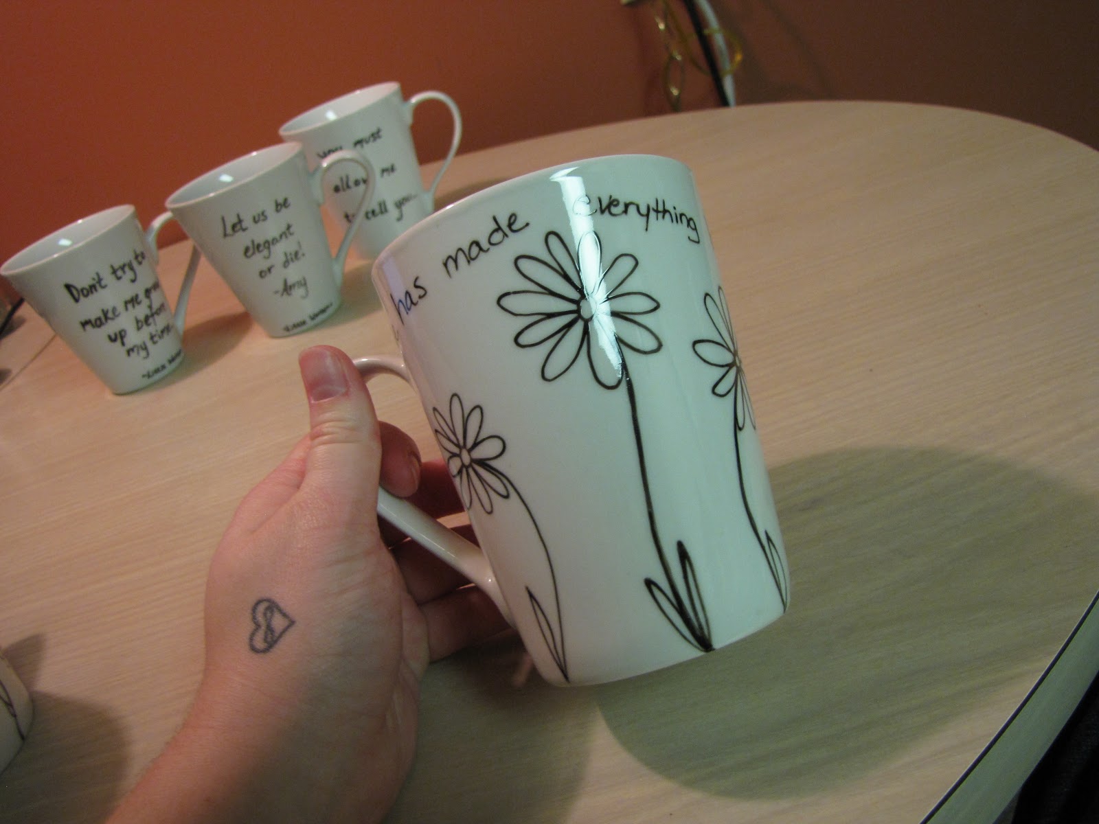 Cynicism and Butterflies: Porcelaine Pen Mugs