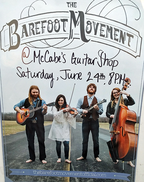 CONCERT OVERLOAD: Concert #804 - The Barefoot Movement at McCabe's ...