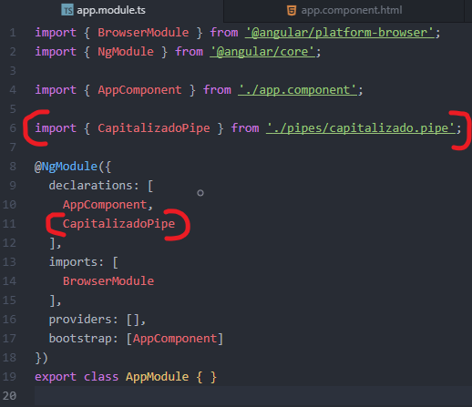 ELECTROBÓVEDA: Angular: 14. Pipes personalizados. Capitalización
