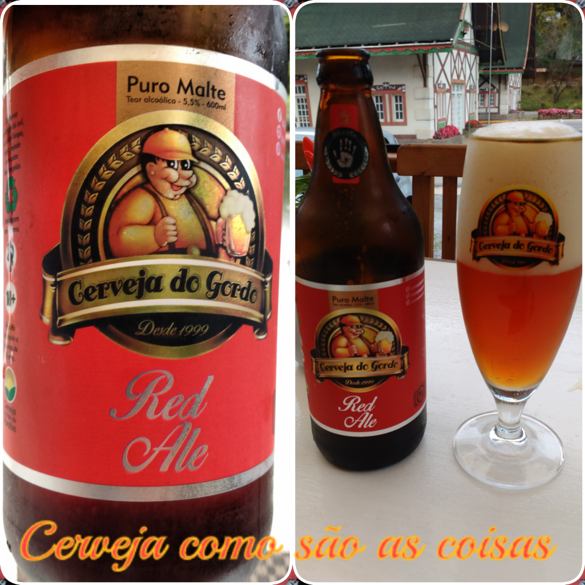 CERVEJA DO GORDO - RED ALE - CERVEJA COMO SÃO AS COISAS