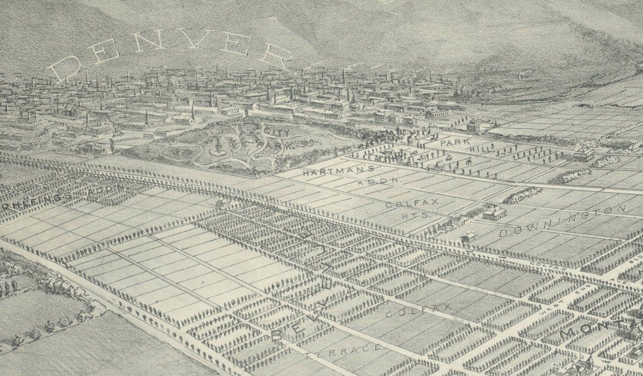 Colfax Avenue: Old School East Colfax Map