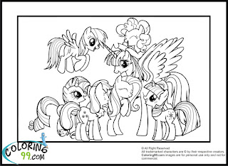 My Little Pony Coloring Pages | Team colors