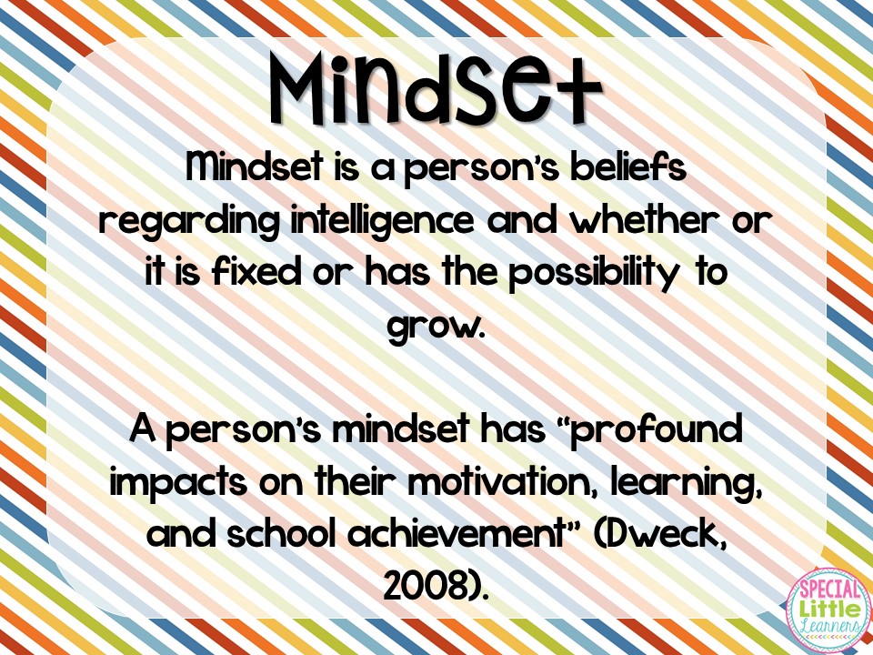 Special Little Learners: Growth Mindset Series: Part 1 {What is it? Why ...