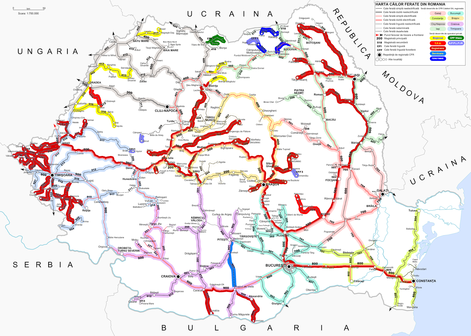 GEOGRAFILIA: Hărți geografie umană și economică România