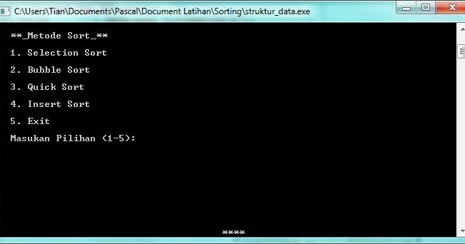 Program Sorting dalam Pascal | Materi Teknik Informatika • Informasi Teknologi Informasi ...