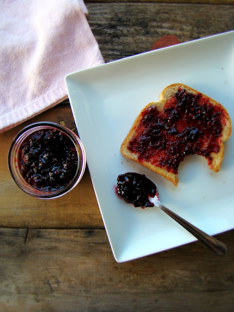 Blackberry vanilla jam