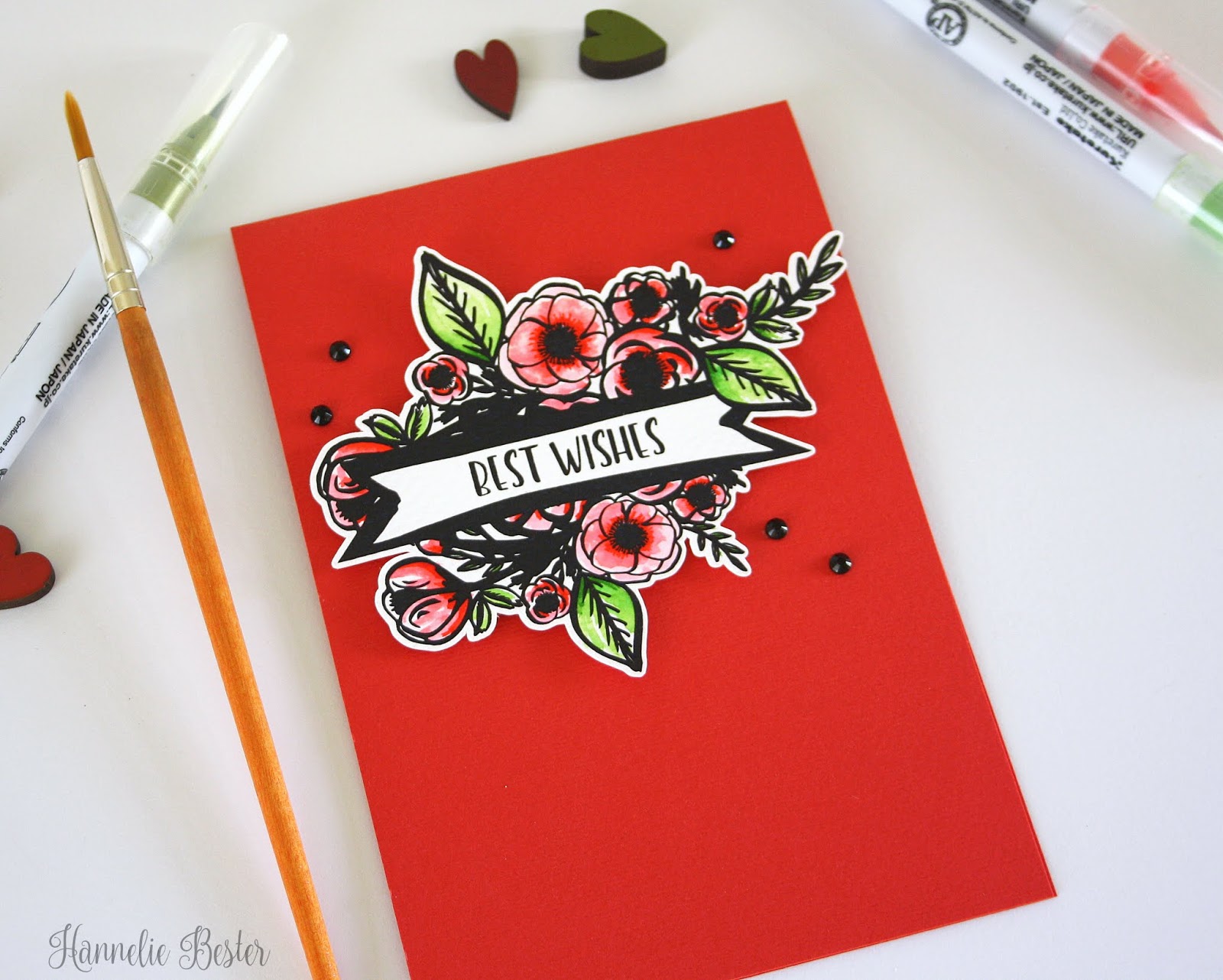 desert diva : Another bright red card!