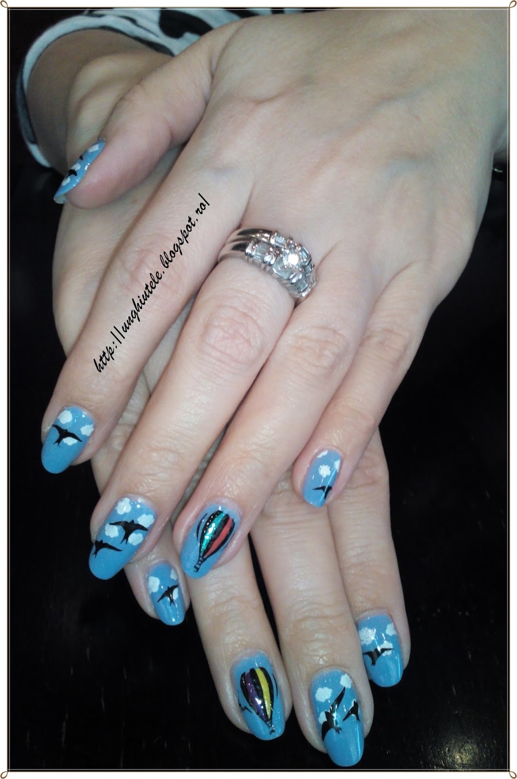 Unghiutze Colorate-Happy Nails: Alphabet nail art challenge - Letter B