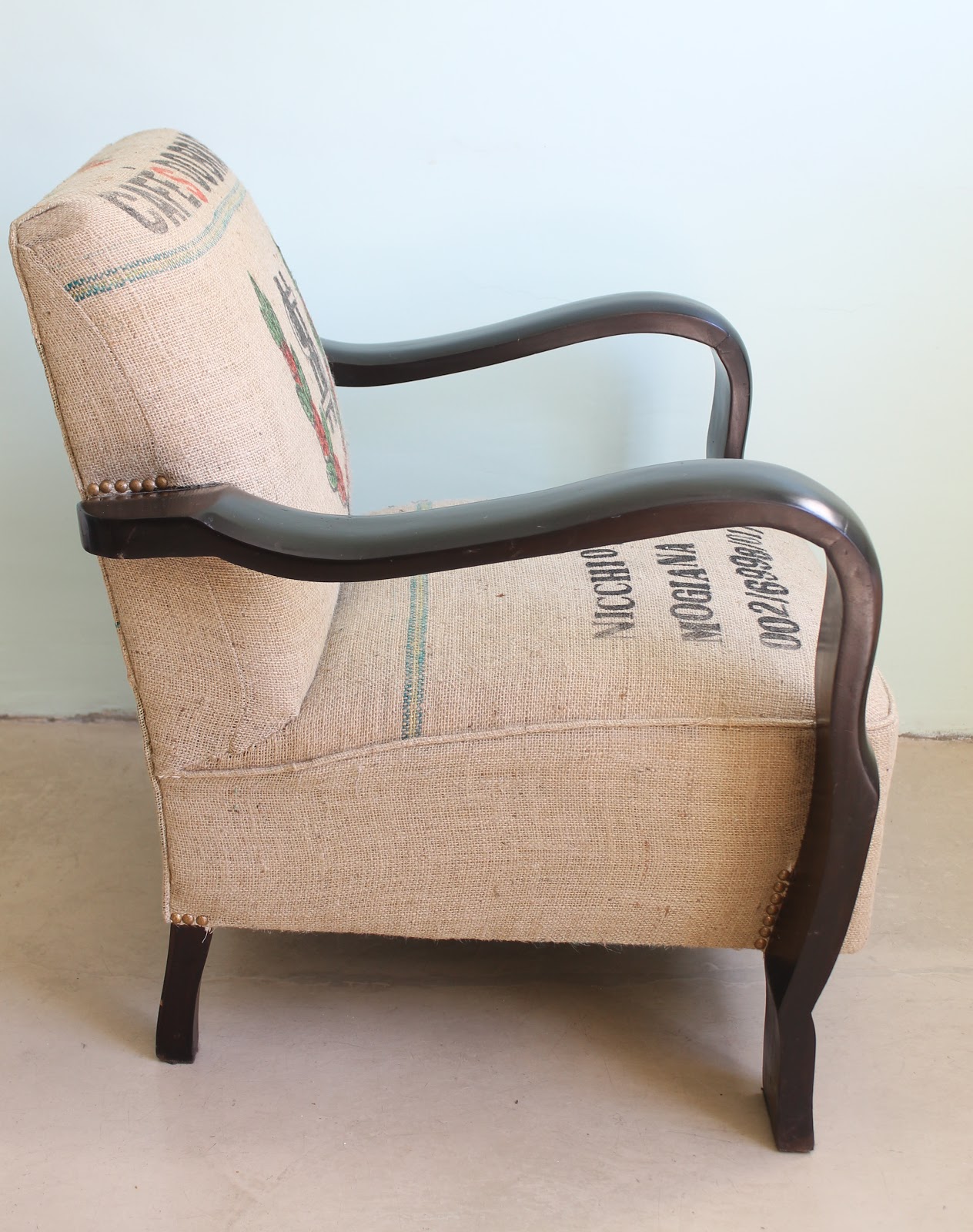 Butacón arpillera: Deco Marce Tienda