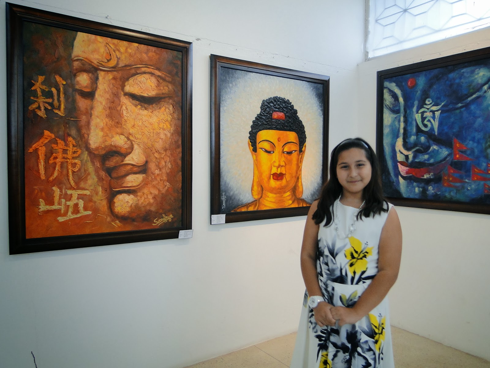 SANDHYA REGMI'S 7th SOLO PAINTING EXHIBITION ENTITLED "FACES OF BUDDHA"