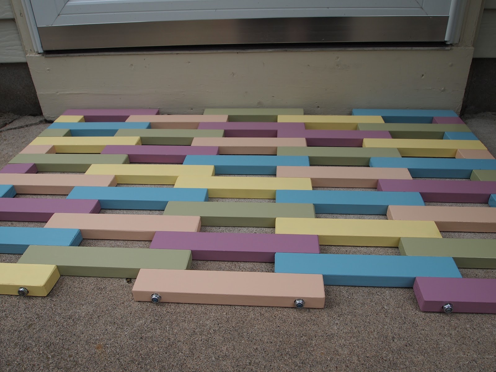 Craft Room Confidential: Wooden Floor Mat