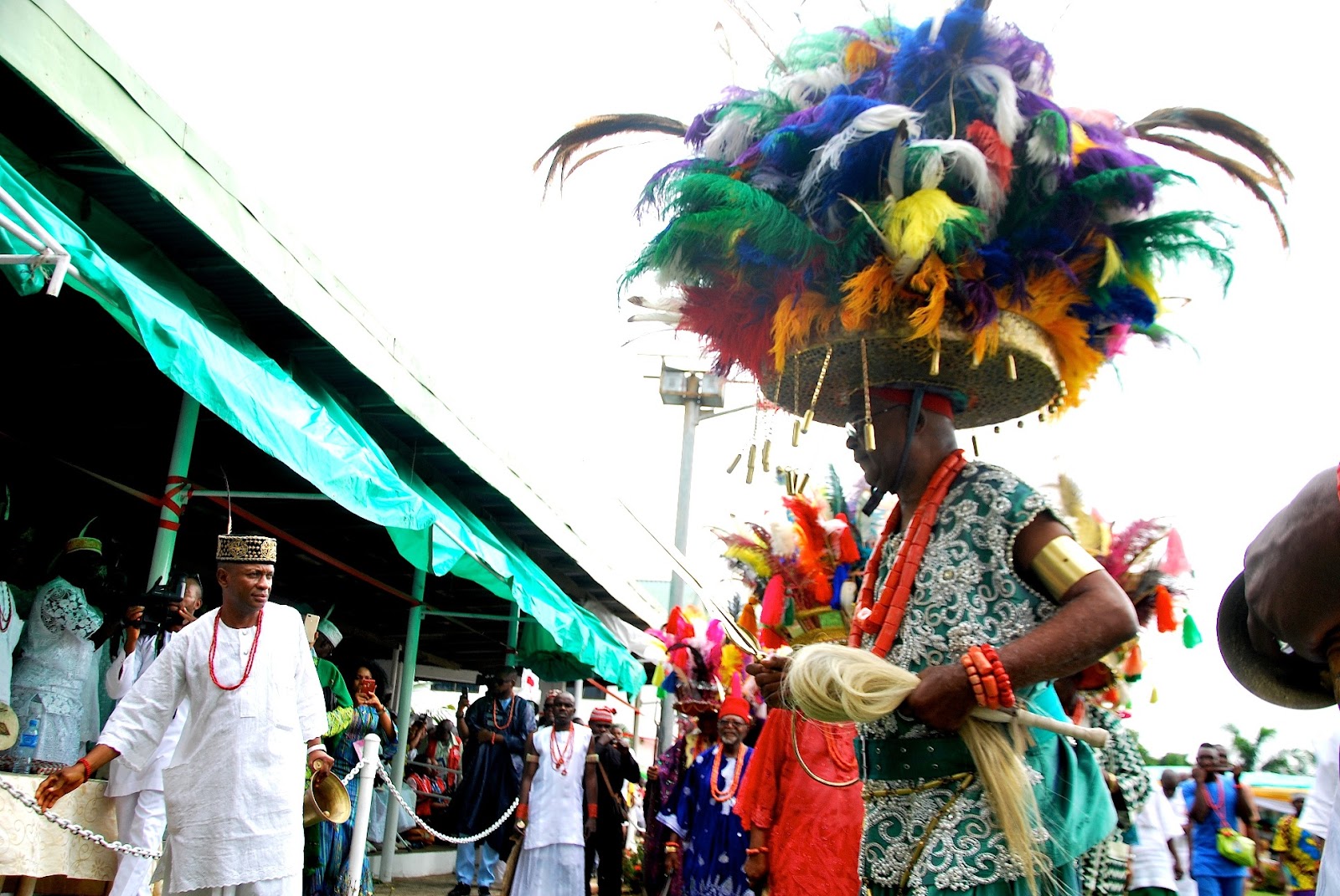 Eagle Schnapps participates in the Ofala Festival