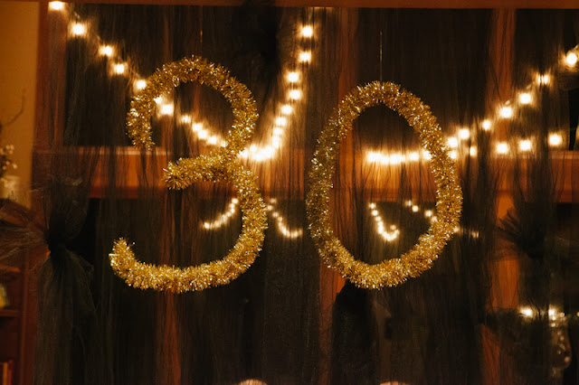 cue the confetti: a chic 30th birthday