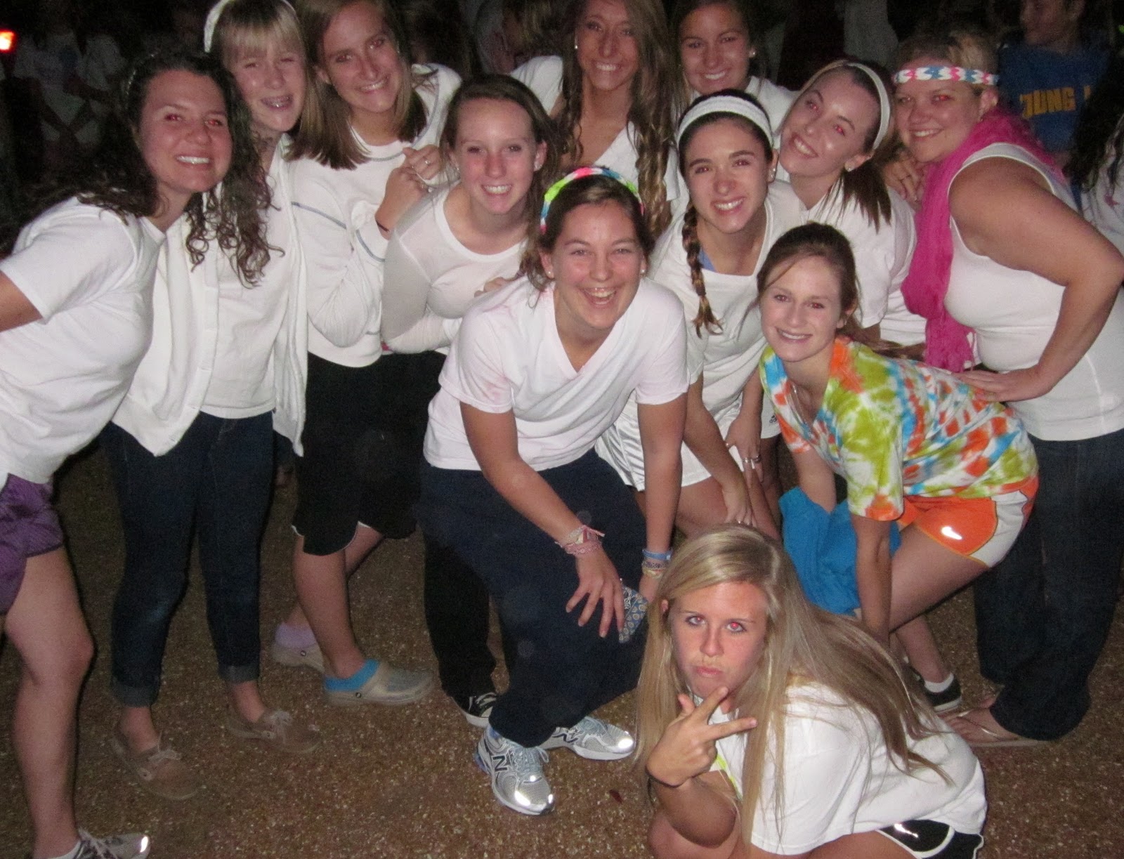 Overlap: "Dear God, Thank you for white out raves, on a Tuesday night ...