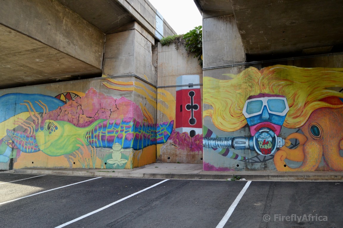 Port Elizabeth Daily Photo: Freeway graffiti by 3 Blind Mice