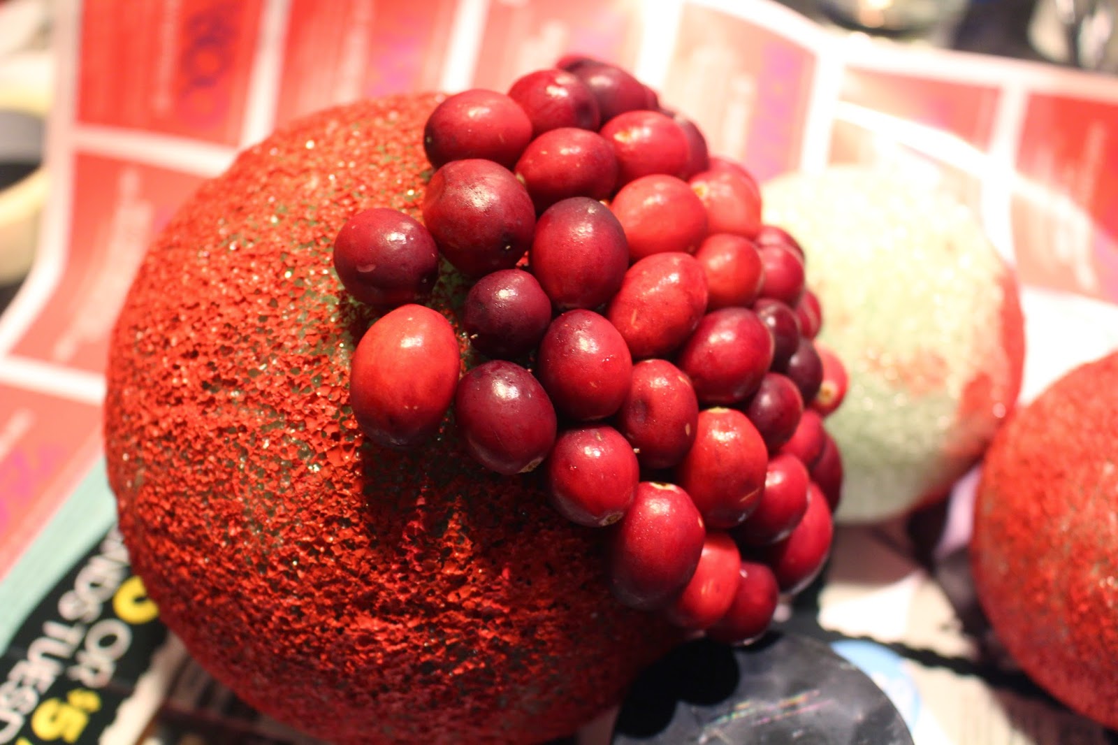 Nadia's DIY Projects: DIY Cranberry Topiary