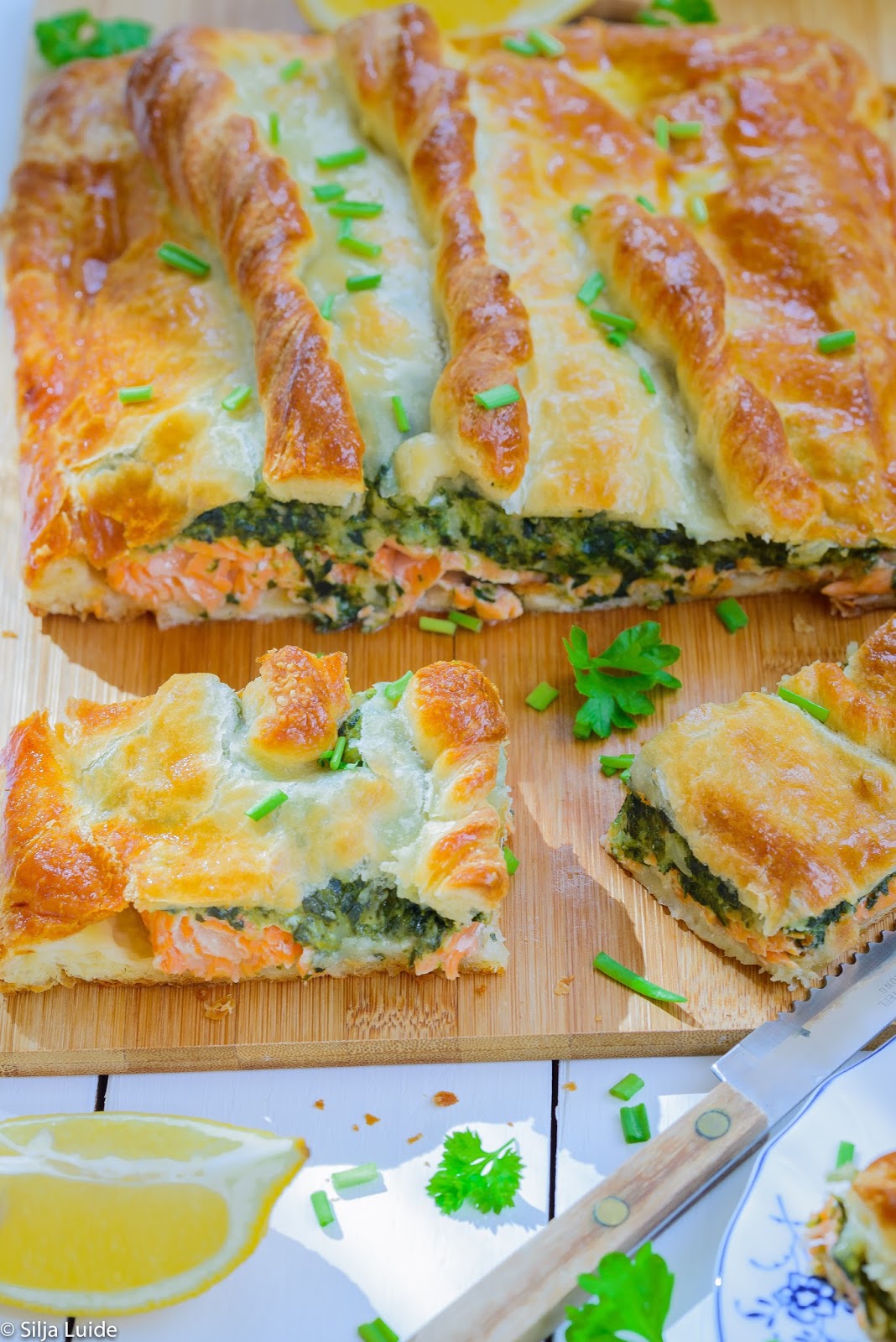 Silja, Food & Paris: Krõbe pirukas spinati ja forelliga