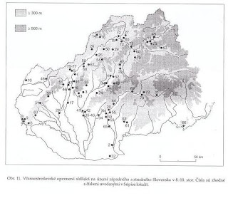 Slovanské Hradiská: Mapa Slovanských hradísk