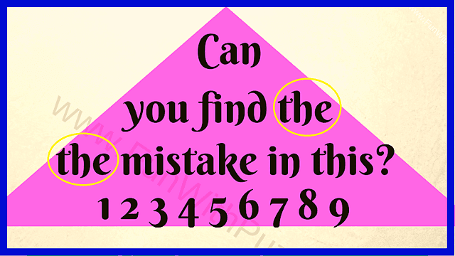 Spot the Mistake: Picture Brain Teaser and Answer