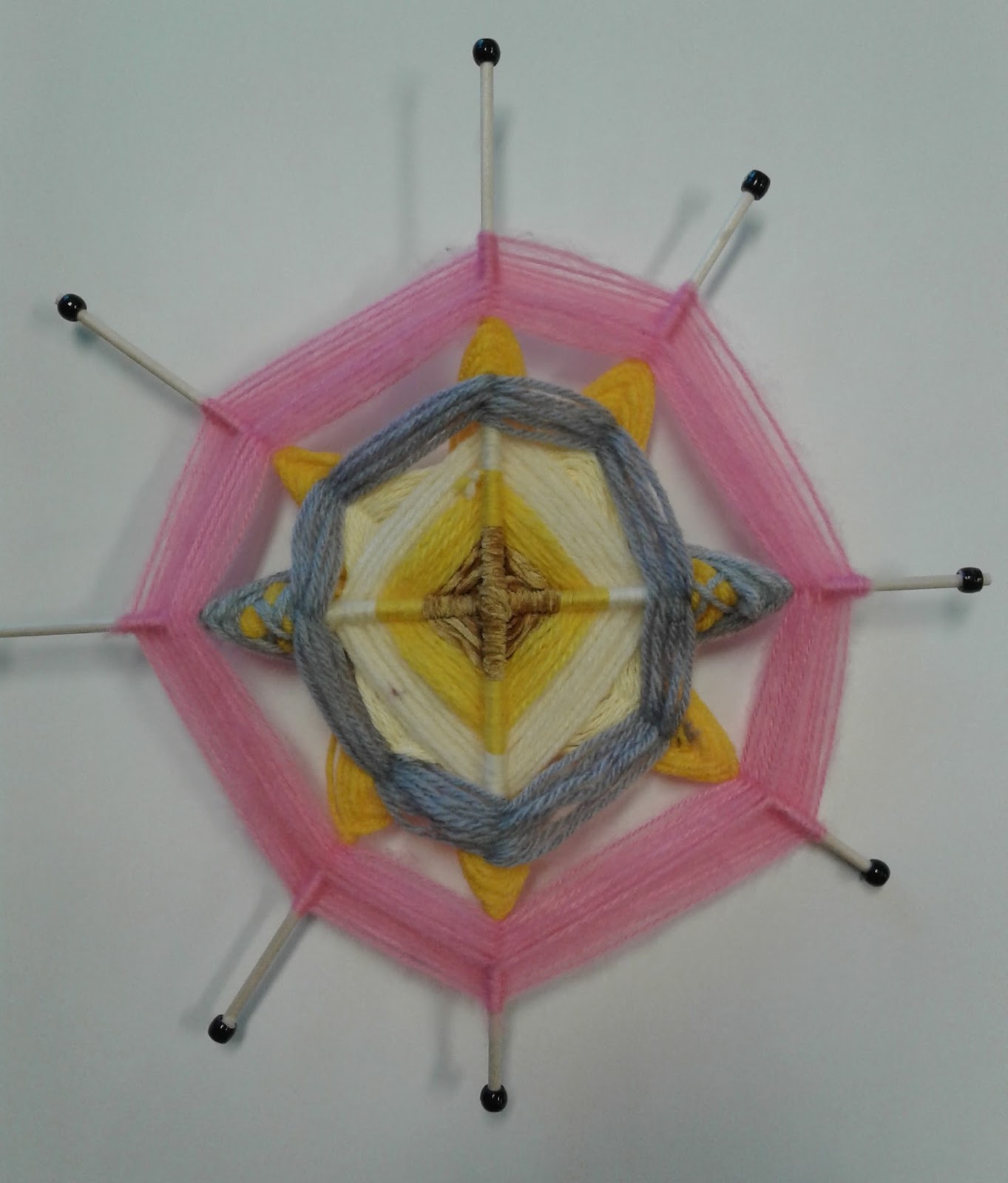 a faithful attempt: Weaving: Ojo de Dios or God's Eye Craft
