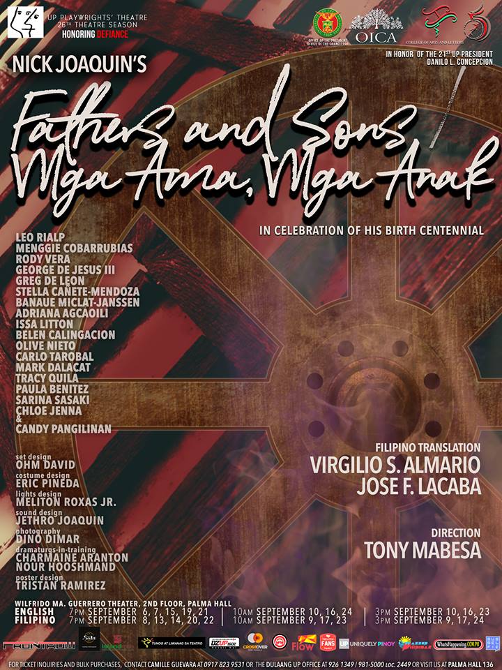 Fred Said: THEATER, CONCERTS, EVENTS: Review of UPPT's MGA AMA, MGA ...