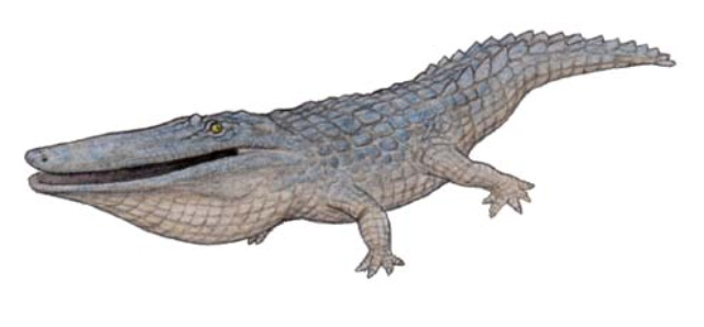 Escenarios prehistóricos: Stomatosuchus