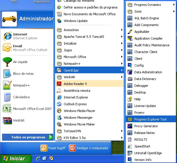 Progress/WebSpeed: Configuração WebSpeed